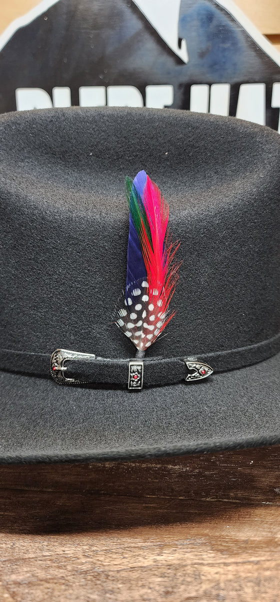 Stetson Style (Plum) Feather 2 per pack (Free Shipping Included) – El ...