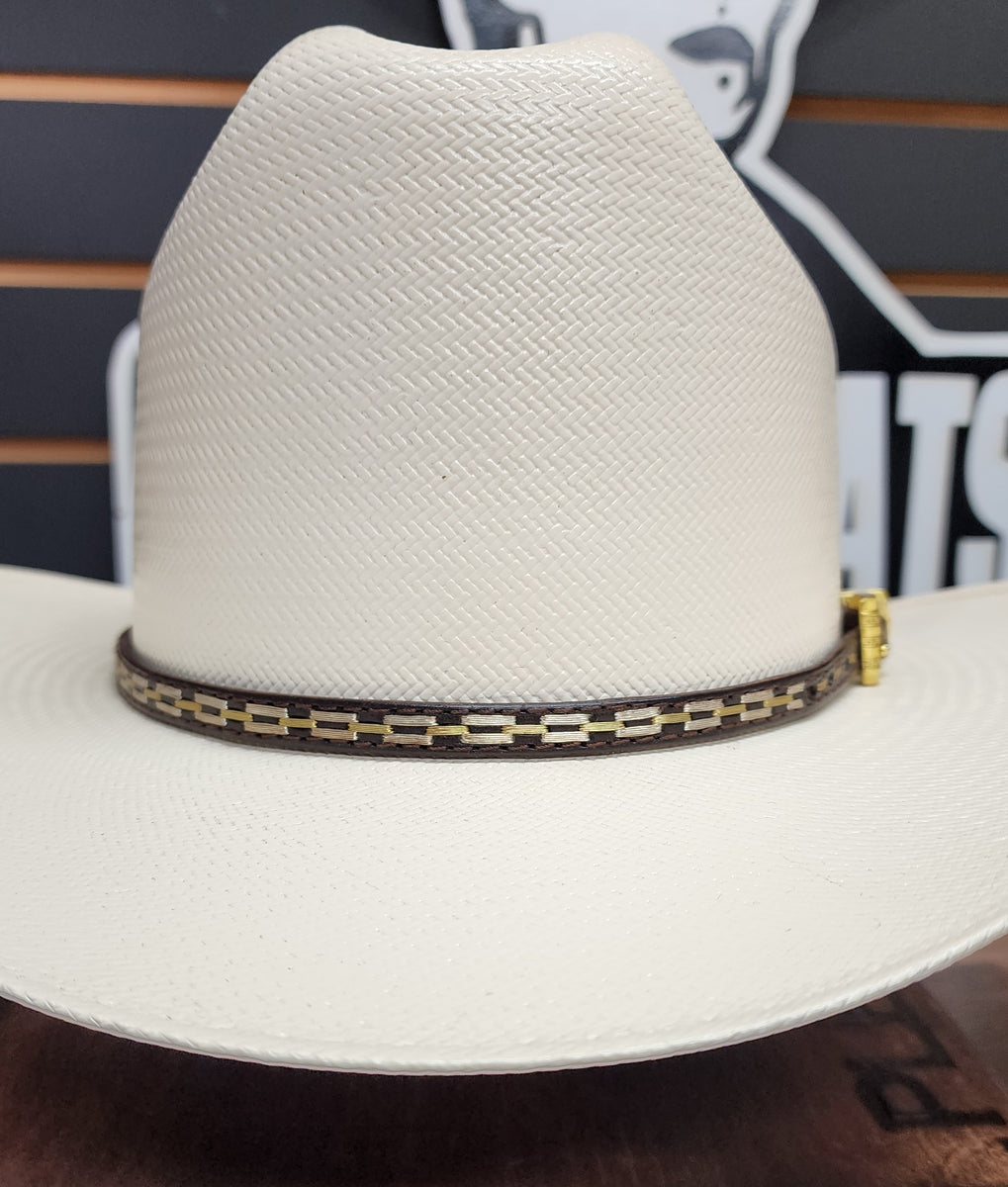TOQUILLA DE PLATA LEY. 925 CON CHAPA DE ORO CAFE – El Plebe Hats
